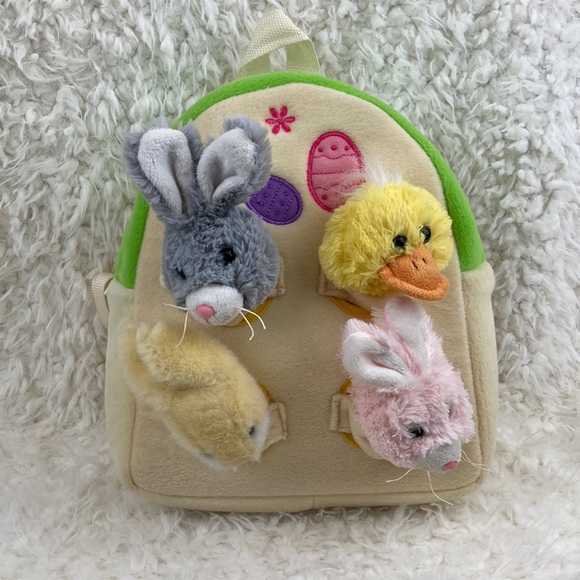 Unipak | Accessories | Unipak Easter Bunny Duckling Backpack Plush ...